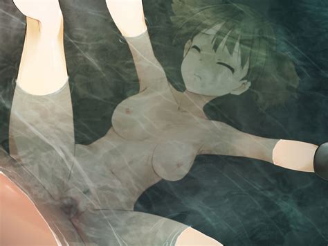 Rule 34 1boy Blush Bondage Breasts Brown Hair Closed Eyes Drowning