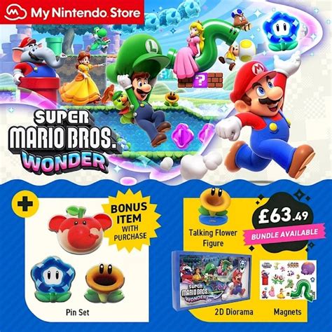 Super Mario Bros Wonder Mega Bundle Available To Pre Order Now N