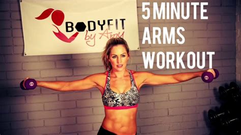 5 Minute Arm Workout Popsugar