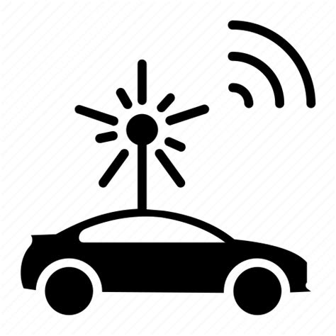 Active Safety Autonomous Car Lidar Car Radar Lidar Sensor Icon Download On Iconfinder
