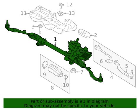 2020 2024 Mini Cooper Rack Assembly 32 10 5 A39 019 Mini Parts Direct
