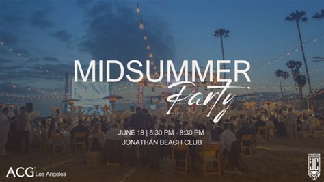 Acg Los Angeles 2025 Midsummer Party Acg Los Angeles