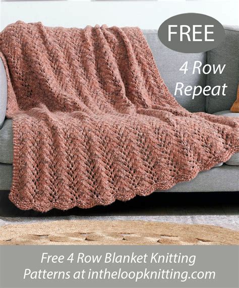 4 Row Blanket Knitting Patterns In The Loop Knitting