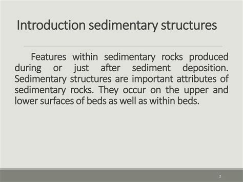 Sedimentary Structure Is The Feature In Sedimentary Rock To