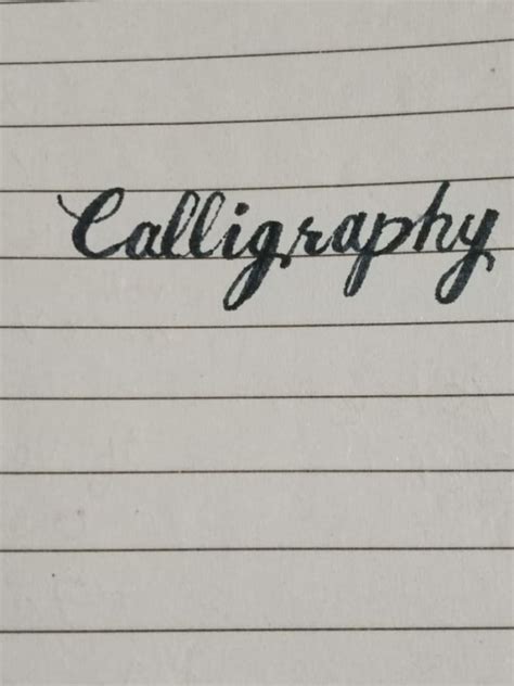 Do The Hand Written Letter Assignment Calligraphy And Notes By