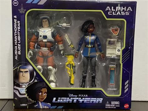 Disney Pixar Lightyear 2022 Alpha Class Buzz And Alisha Hawthorne 2 Pack