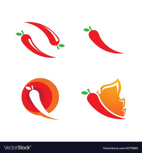 Chili Logo Royalty Free Vector Image Vectorstock