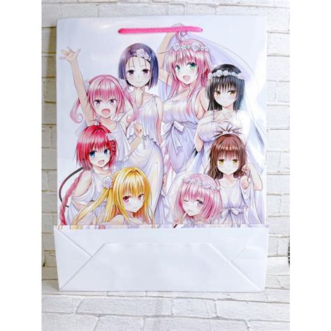 To Loveる とらぶる 15周年記念原画展 Finale フィナーレ 特典 オリジナル ショッパー ナナ モモ ララ ヤミ 唯 春菜 美柑