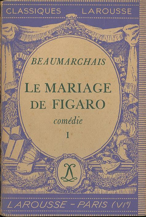 Le Mariage De Figaro Von Beaumarchais ZVAB