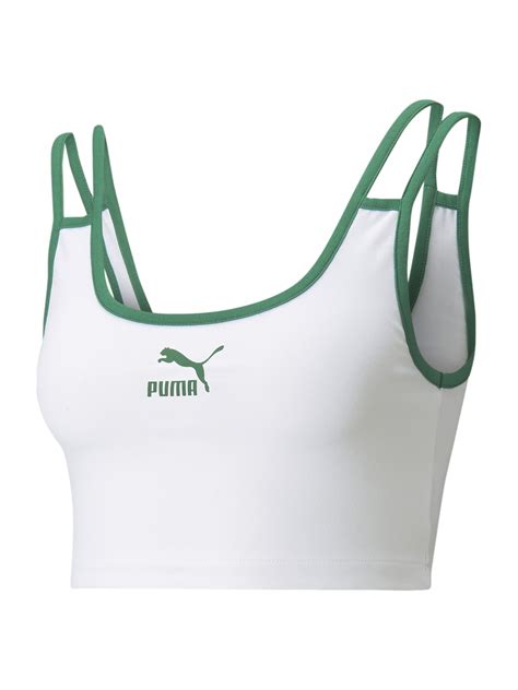 Топ спортивный PUMA 536811 для женщин, цвет: Белый - купить в Киеве ...