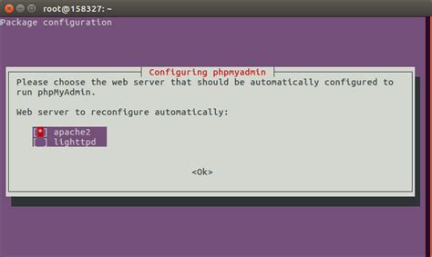 Установка phpmyadmin на ubuntu с lamp