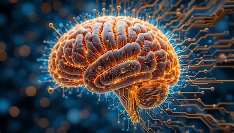 Brain And Circuit Board Artificial Intelligence Brain Neural Network