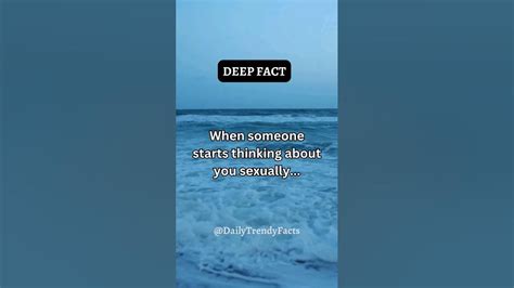 When Someone Starts Thinking About You Sexually Shorts Facts