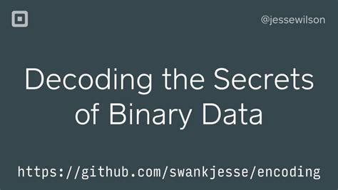 Decoding The Secrets Of Binary Data Droidcon Nyc 2016 Speaker Deck