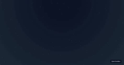 Meteor Shower Codesandbox