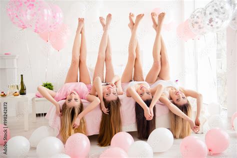 Foto Stock Charming Pretty Cheerful Foolish Attractive Sexy Stylish