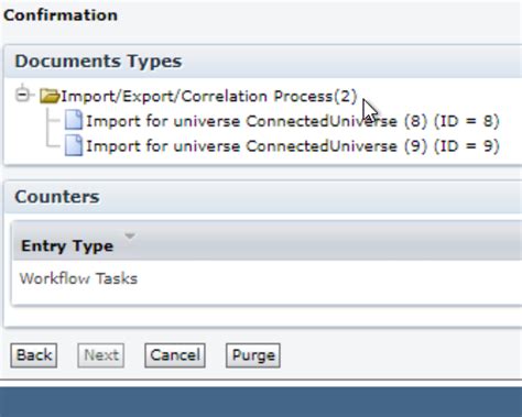 Click Purge Button To Remove Them