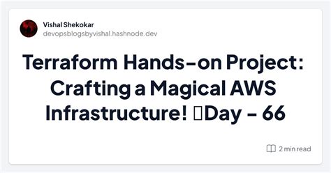 Darryl R On Linkedin Terraform Hands On Project Crafting A Magical Aws Infrastructure ☁️day