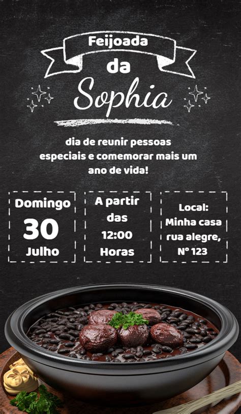 Convite De Aniversario Feijoada Feijoada Convite Feij Vrogue Co