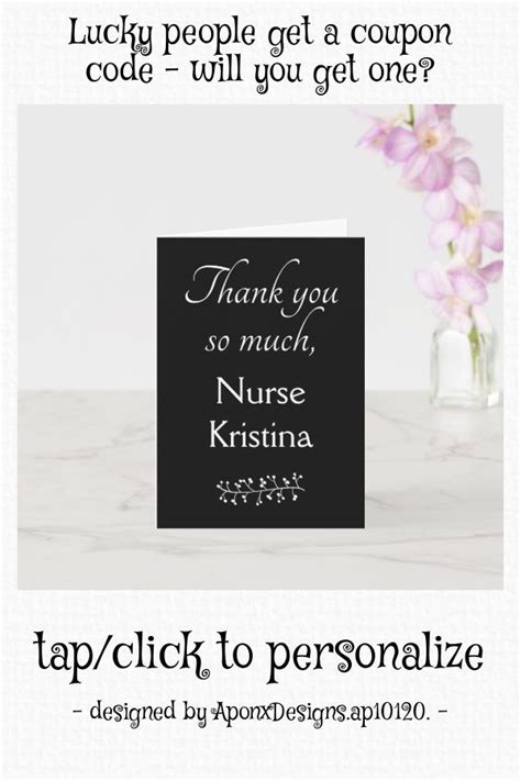 Elegant Classy Thank You So Much Thank You Card Tap To Personalize