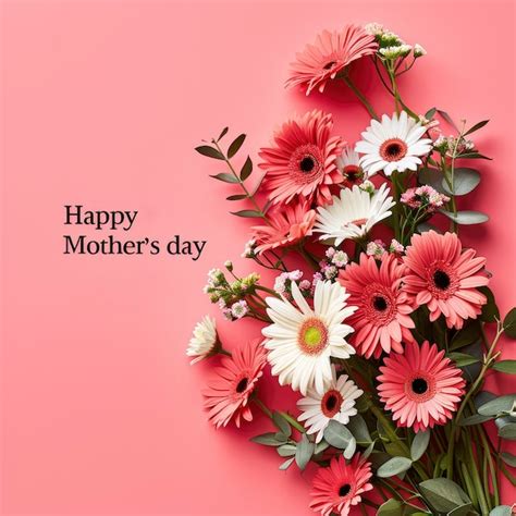 Premium Photo Happy Mothers Day Card With Happy Mothers Day Text