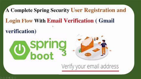 resend email verification token to users spring boot 3 spring