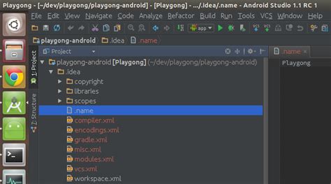 Ubuntu How To Rename Project In Android Studio `reopen Project` List