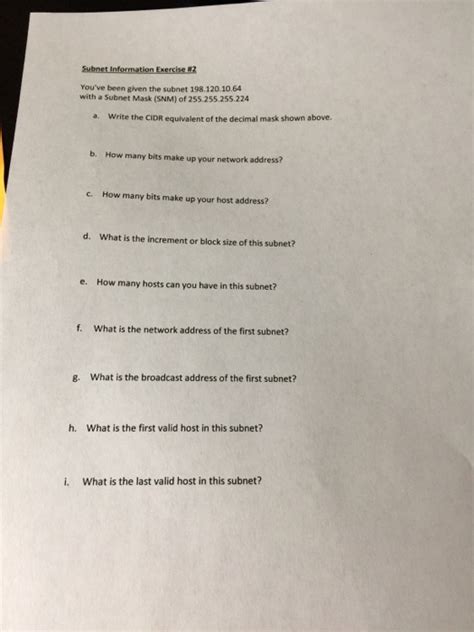 Solved You Ve Been Given The Subnet With A Chegg Com