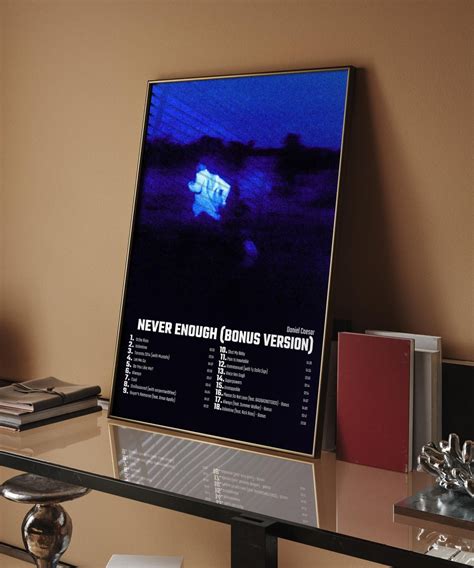 Daniel Caesar Never Enough Bonus Version Album Cover Poster Etsy