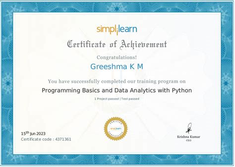 Greeshma K M On Linkedin Python Dataanalytics