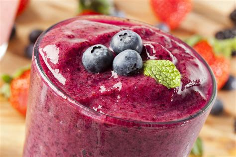 Blueberry Smoothie Royalty Free Stock Photo
