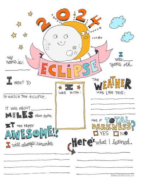 Eclipse Coloring Page