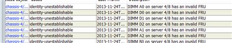Dimm On Server Has An Invalid Fru Cisco Community