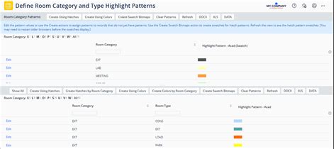 Defining Highlight Patterns And Hatch Patterns In Bulk