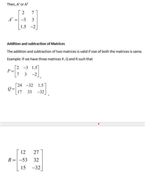 Matrix Notation Cbse Class 12