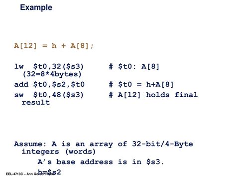 Ppt Eel 4713c Computer Architecture Instruction Set Architectures