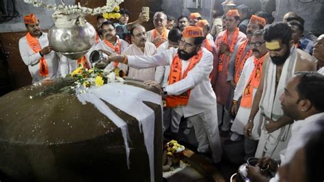 In Photos Maharashtra Cm Eknath Shinde Takes Part In Kalash Yatra
