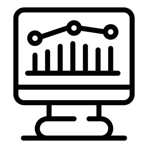 Report Analysis Icon Outline Style 15664911 Vector Art At Vecteezy