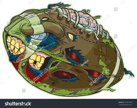 Vector Cartoon Clip Art Illustration Zombie เวกเตอร์สต็อก ปลอดค่า