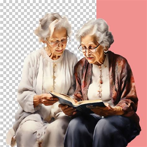 Old People Reading A Book Psd 700 High Quality Free Psd Templates For