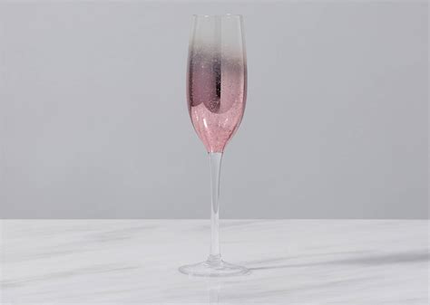 Shimmer Glassware Rose Gold Urban Barn