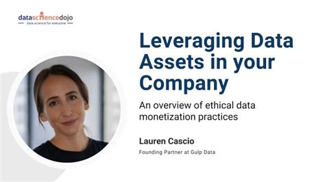 data science dojo on linkedin dataassets datamonetization bigdata