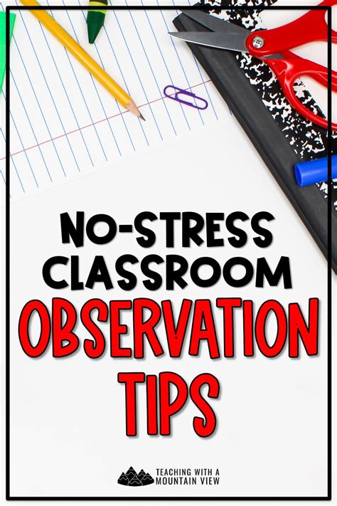 Classroom Observation Tips Teaching With A Mountain View Classroom Observation Tips Teaching With A Mountain View