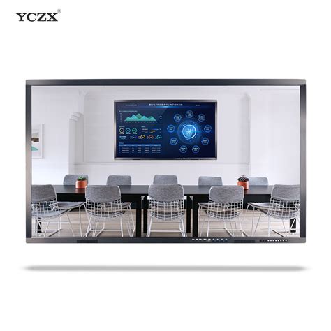 Led Monitor 3840 2160 4k Finger Touch Interactive Whiteboard Meeting