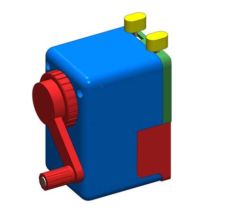 削铅笔机02 Solidworks 2013 模型图纸下载 懒石网