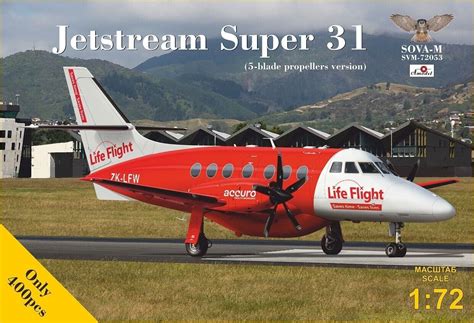 Sova M 72053 Jetstream Super 31 1 72 Scale Model