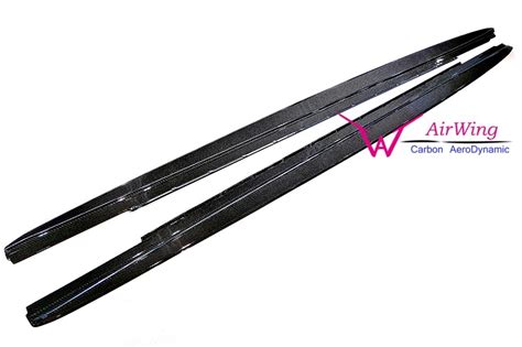 Bmw G30g31 5シリーズセダンツーリング用mパフォーマンスタイプカーボンサイドスカートセットサイドエクステンションカーボンスカットル
