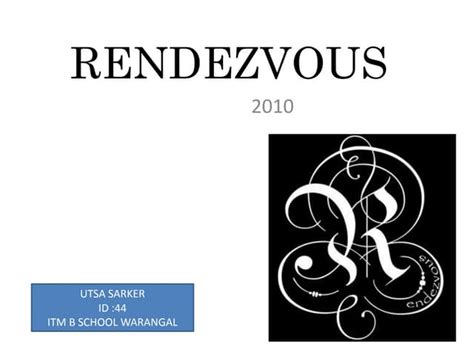 rendezvous ppt pptx