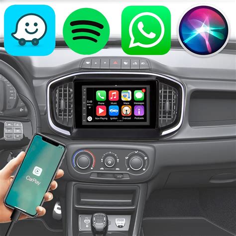 Kit Multimídia Carplay Android Auto Strada 2021 2024 7 Polegadas Ecarshop