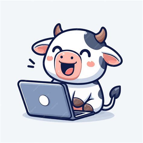 Premium Vector Cute Cartoon Cow